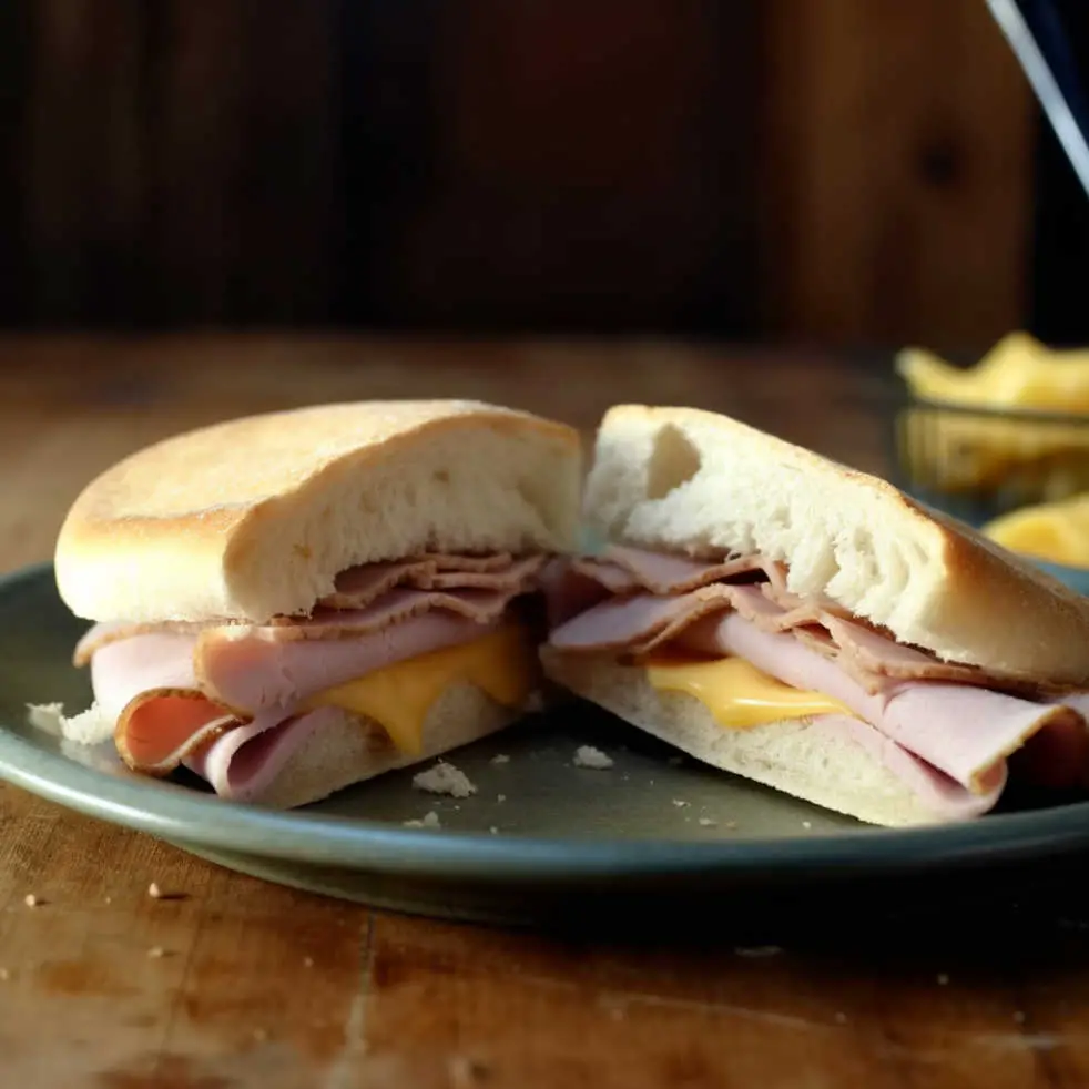 North Eastern Ham and Pease Pudding Stottie | British Foodie