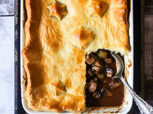 Authentic British Steak and Ale Pie Recipe (Pub-Style, Flaky Crust!) | British Foodie