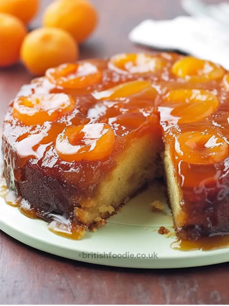 Easy Stunning Apricot Upside Down Cake With Canned Apricots (Mary Berry ...